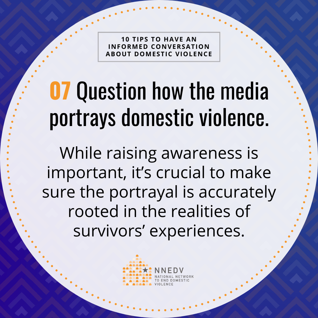 10 Tips to Have an Informed Conversation about Domestic Violence - NNEDV